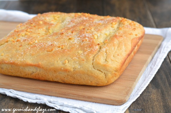 Flat French Bread - Garnish & Glaze