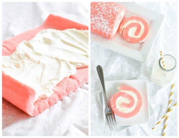 Pink Velvet Swiss Roll