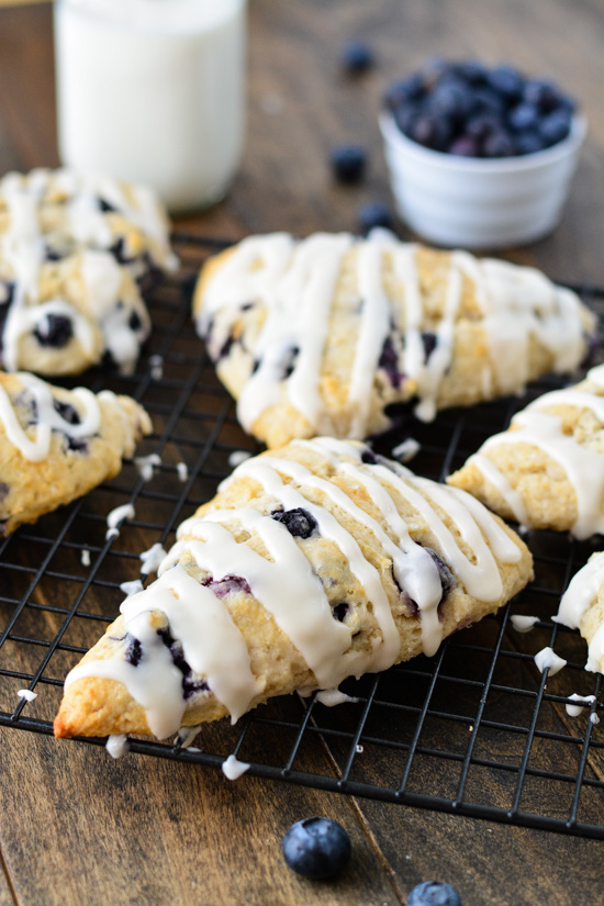 Blueberry Scones | Garnish & Glaze - Garnish & Glaze