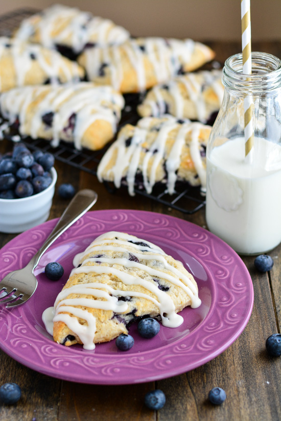 Blueberry Scones | Garnish & Glaze - Garnish & Glaze