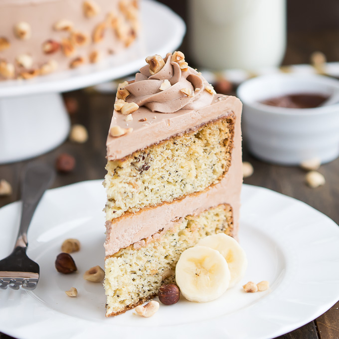 banana-hazelnut-cake-recipe-garnishandglaze.com-fb - Garnish & Glaze