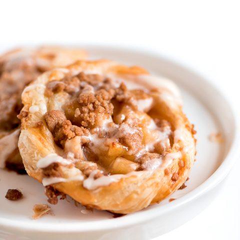 Easy Apple Danish - Garnish & Glaze