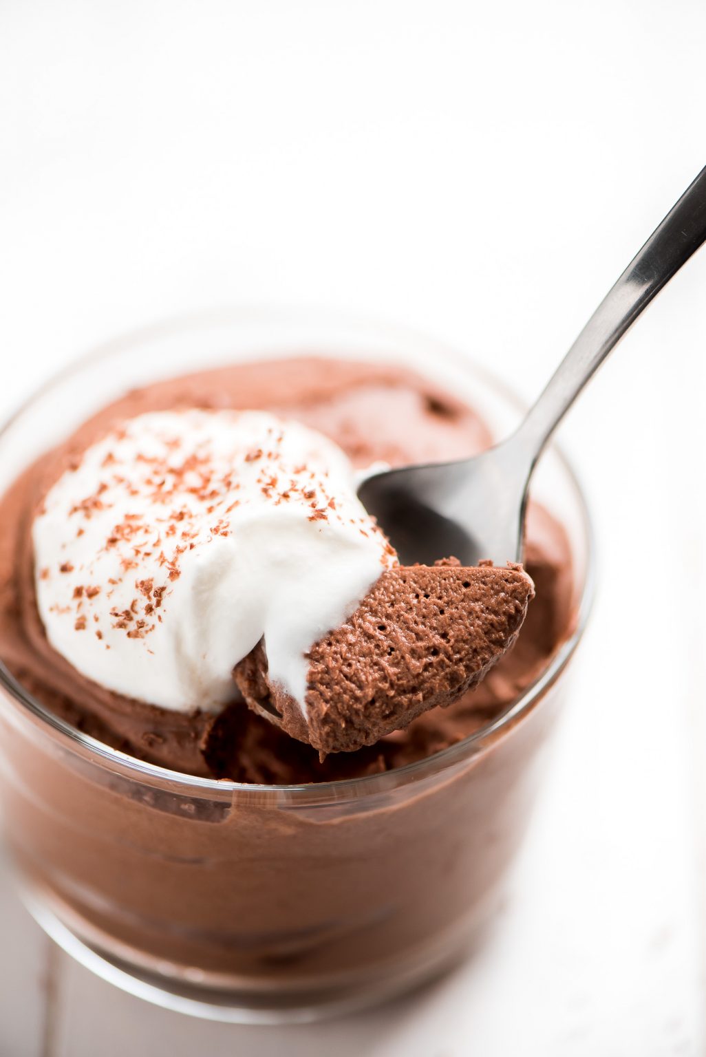 Easy Chocolate Mousse - Garnish & Glaze