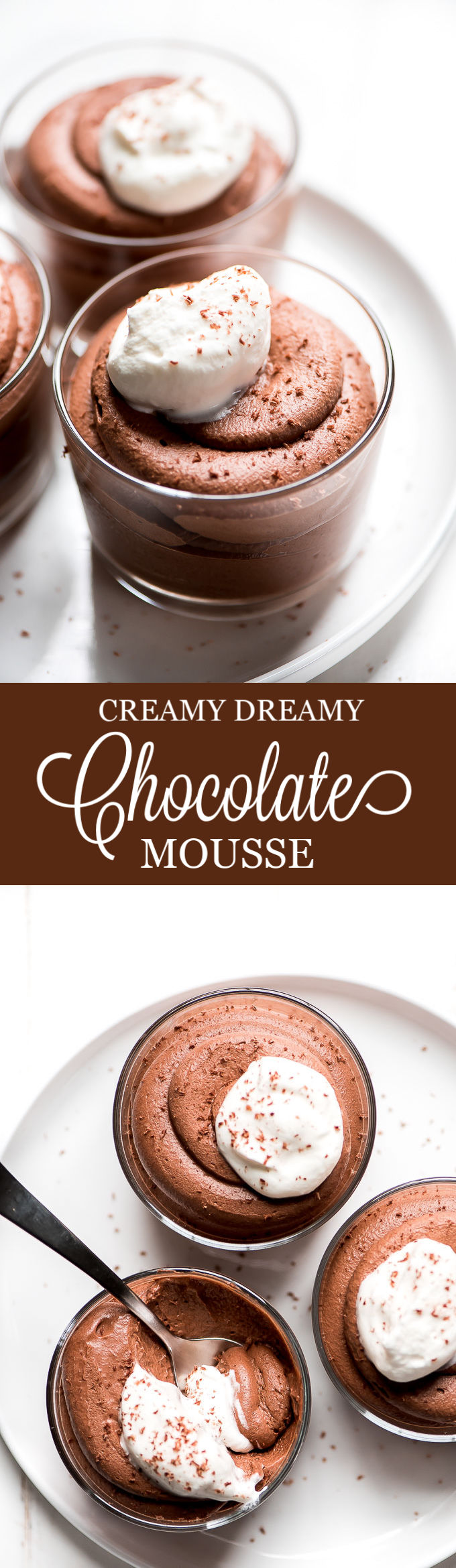 Easy Chocolate Mousse - Garnish & Glaze