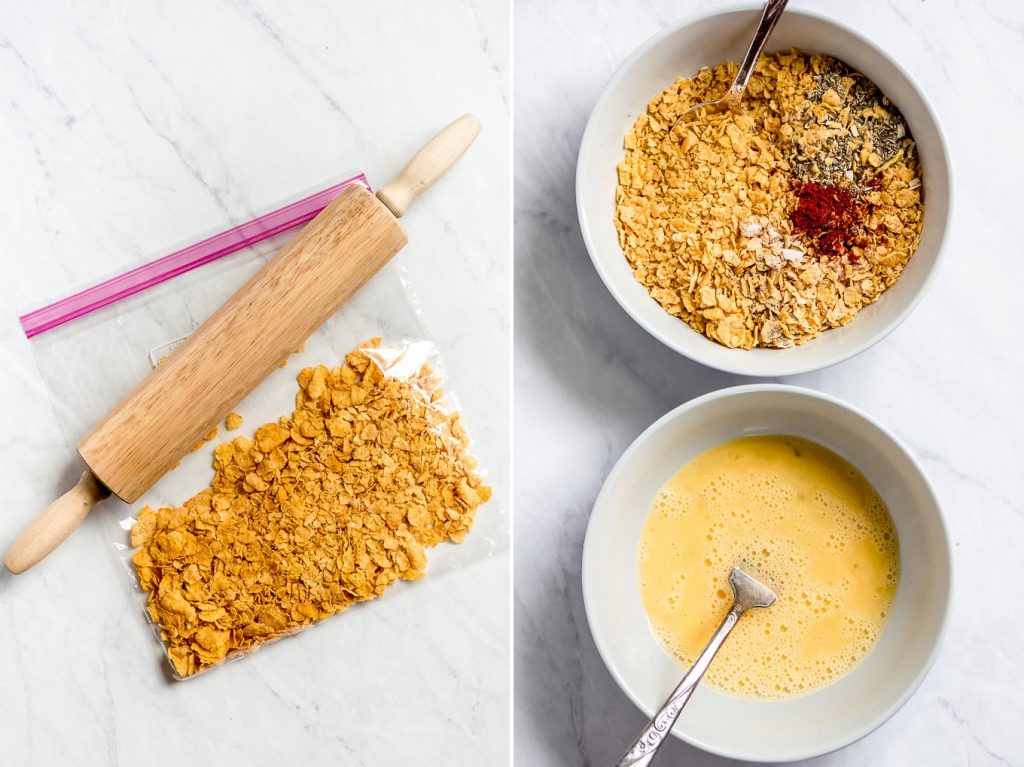 Cornflake Chicken - Garnish & Glaze