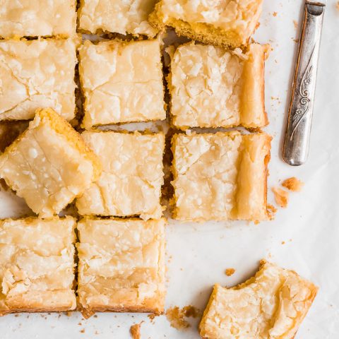 6-Ingredient Ooey Gooey Butter Bars - Garnish & Glaze