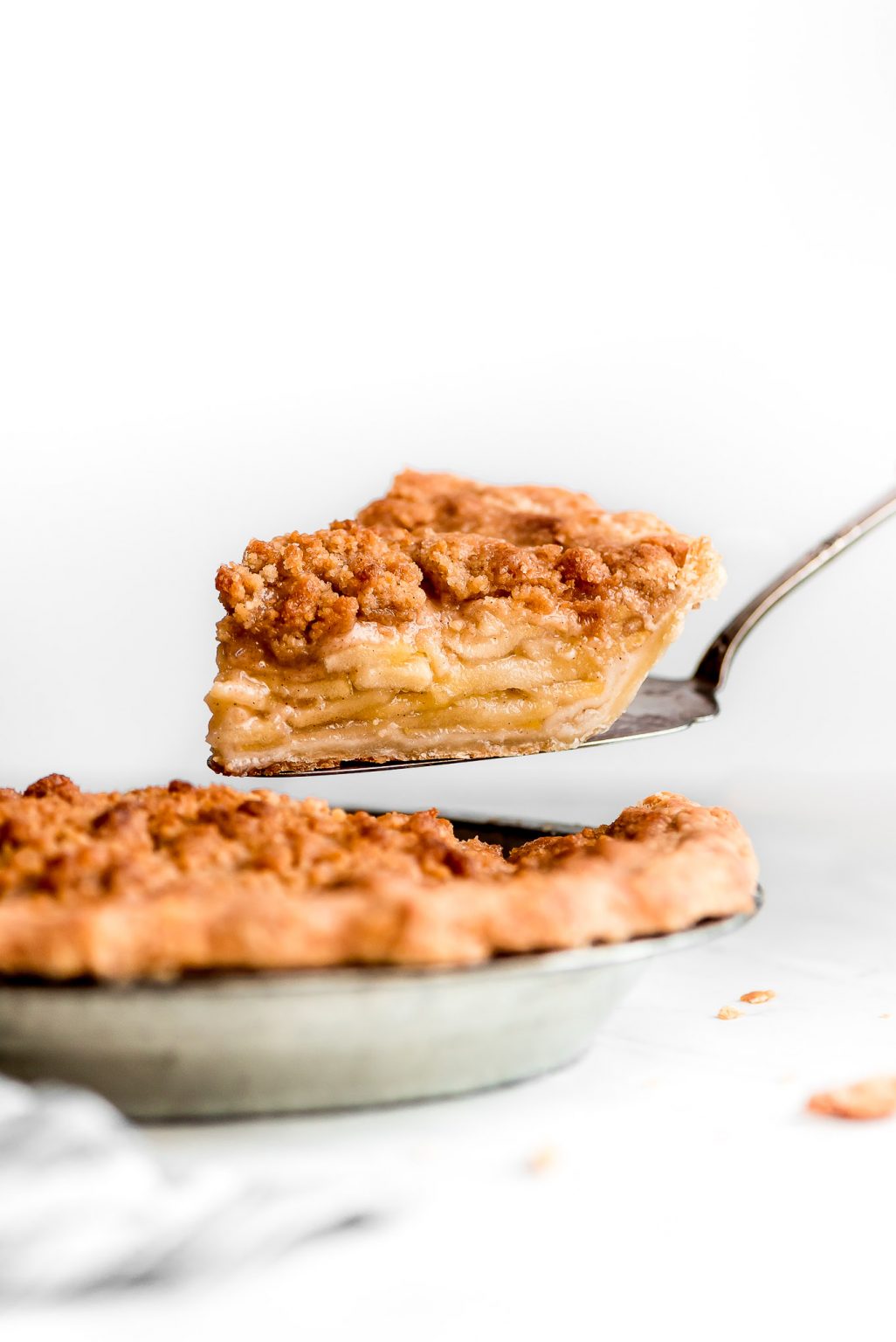 Dutch Apple Pie - Garnish & Glaze
