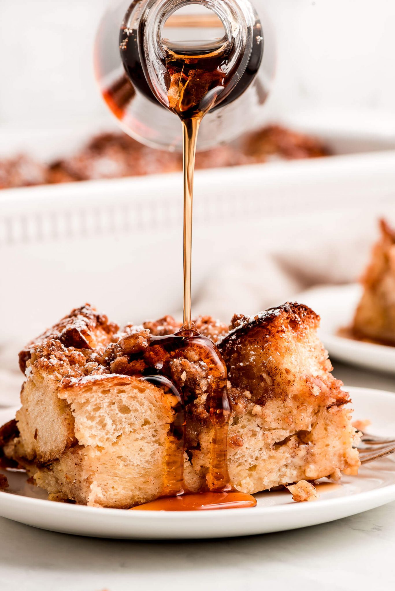 Overnight French Toast Bake - Garnish & Glaze