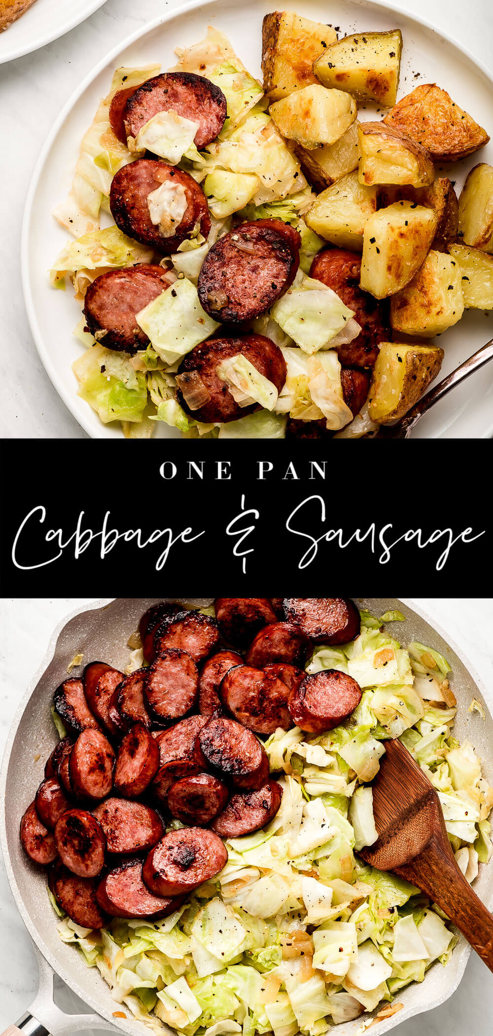 Cabbage and Sausage Skillet - Garnish & Glaze