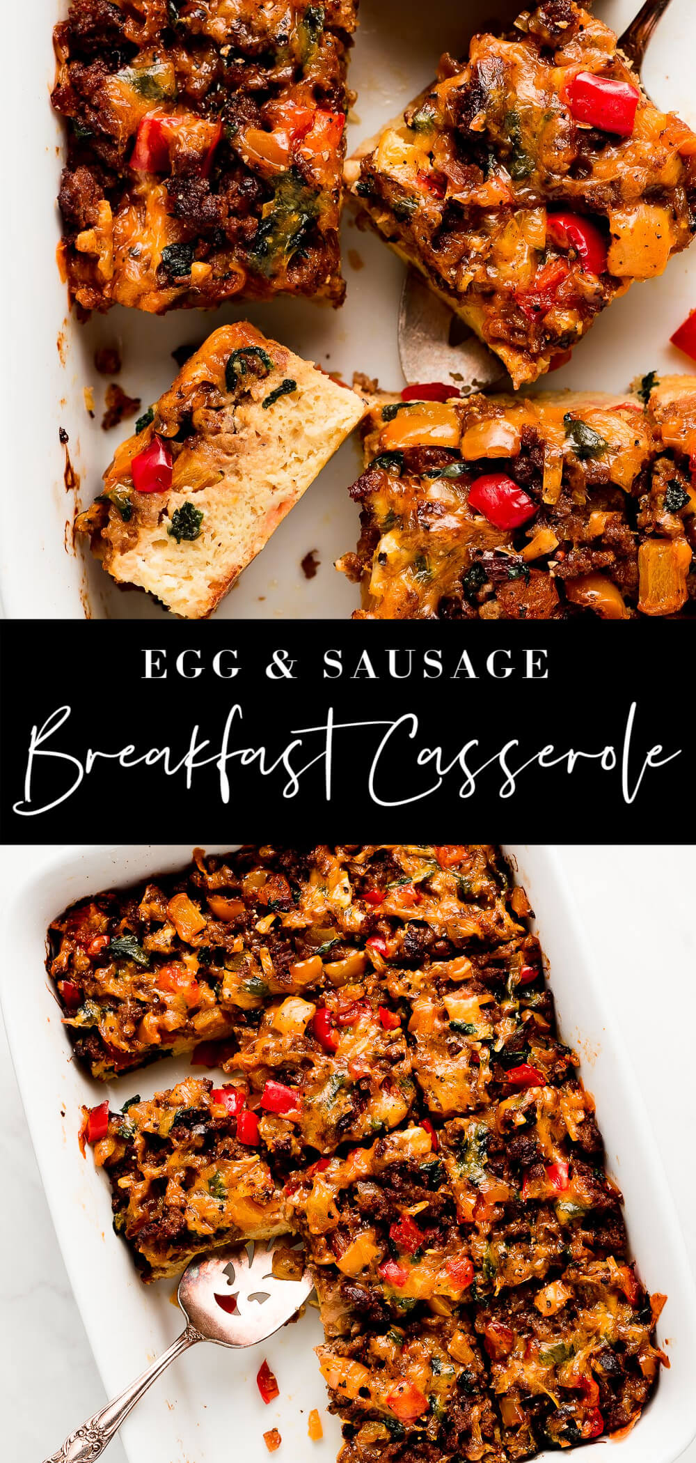 Sausage Breakfast Casserole - Garnish & Glaze