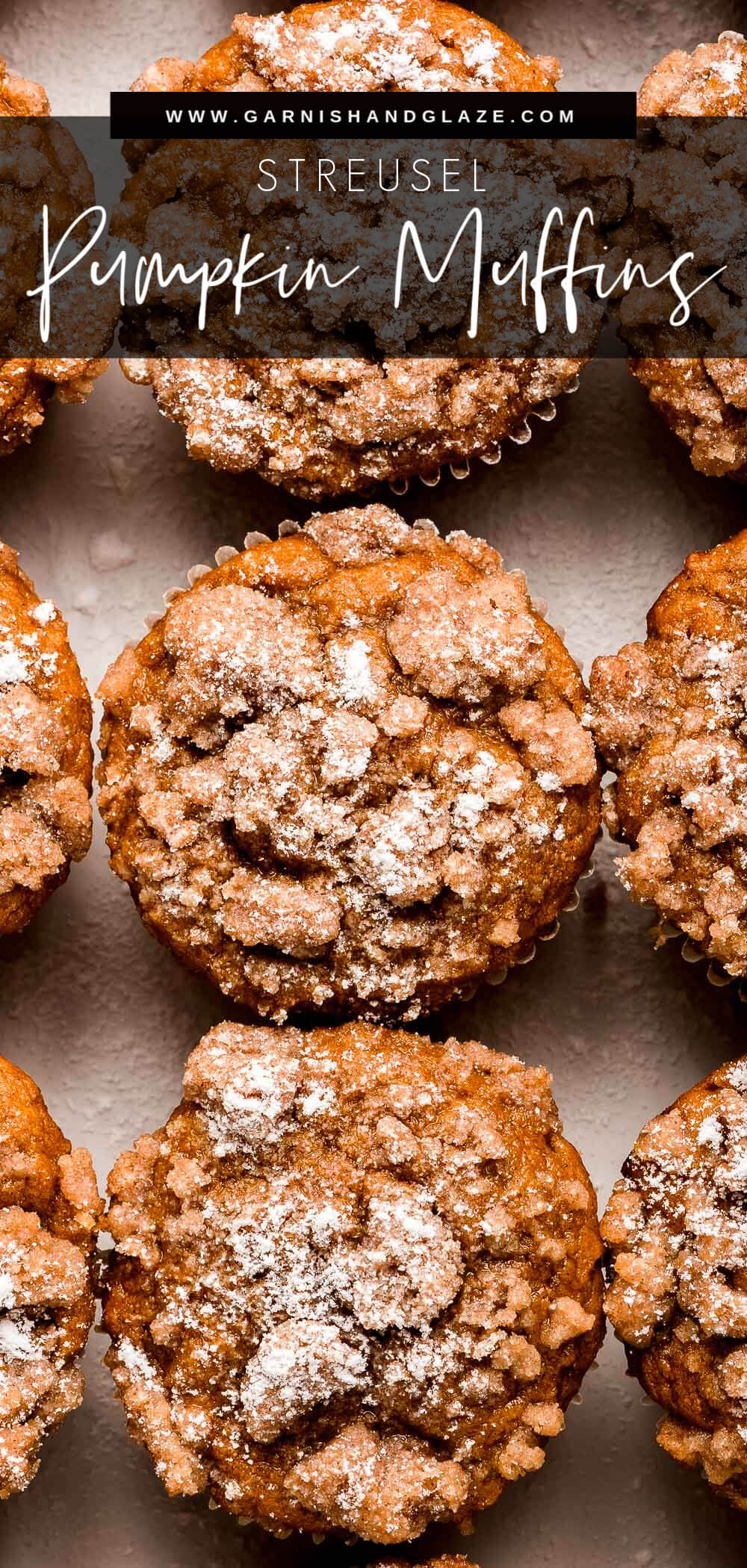Pumpkin Streusel Muffins - Garnish & Glaze