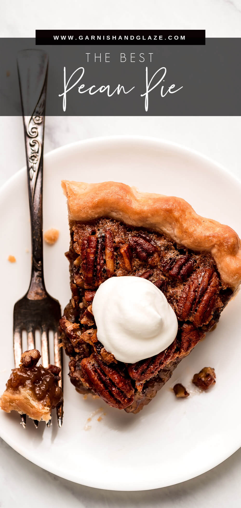 The BEST Pecan Pie - Garnish & Glaze
