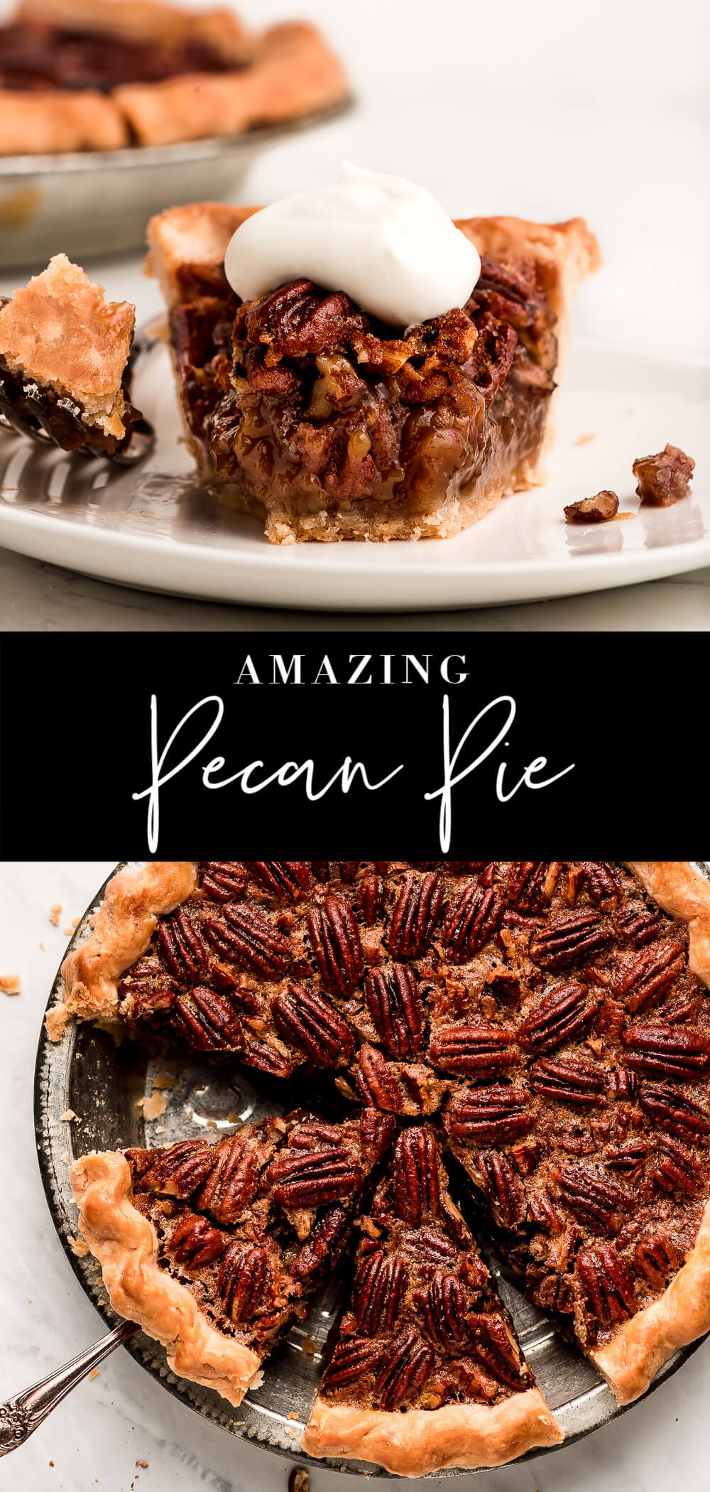 The BEST Pecan Pie - Garnish & Glaze