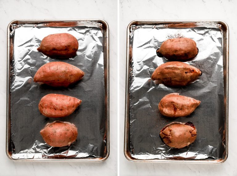 Perfect Baked Sweet Potatoes - Garnish & Glaze